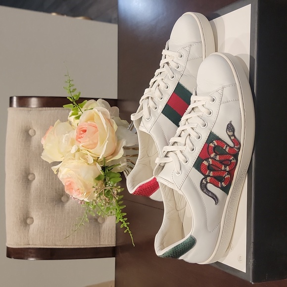 Gucci | Shoes | Authentic Gucci Snake Sneaker Shoes | Poshmark